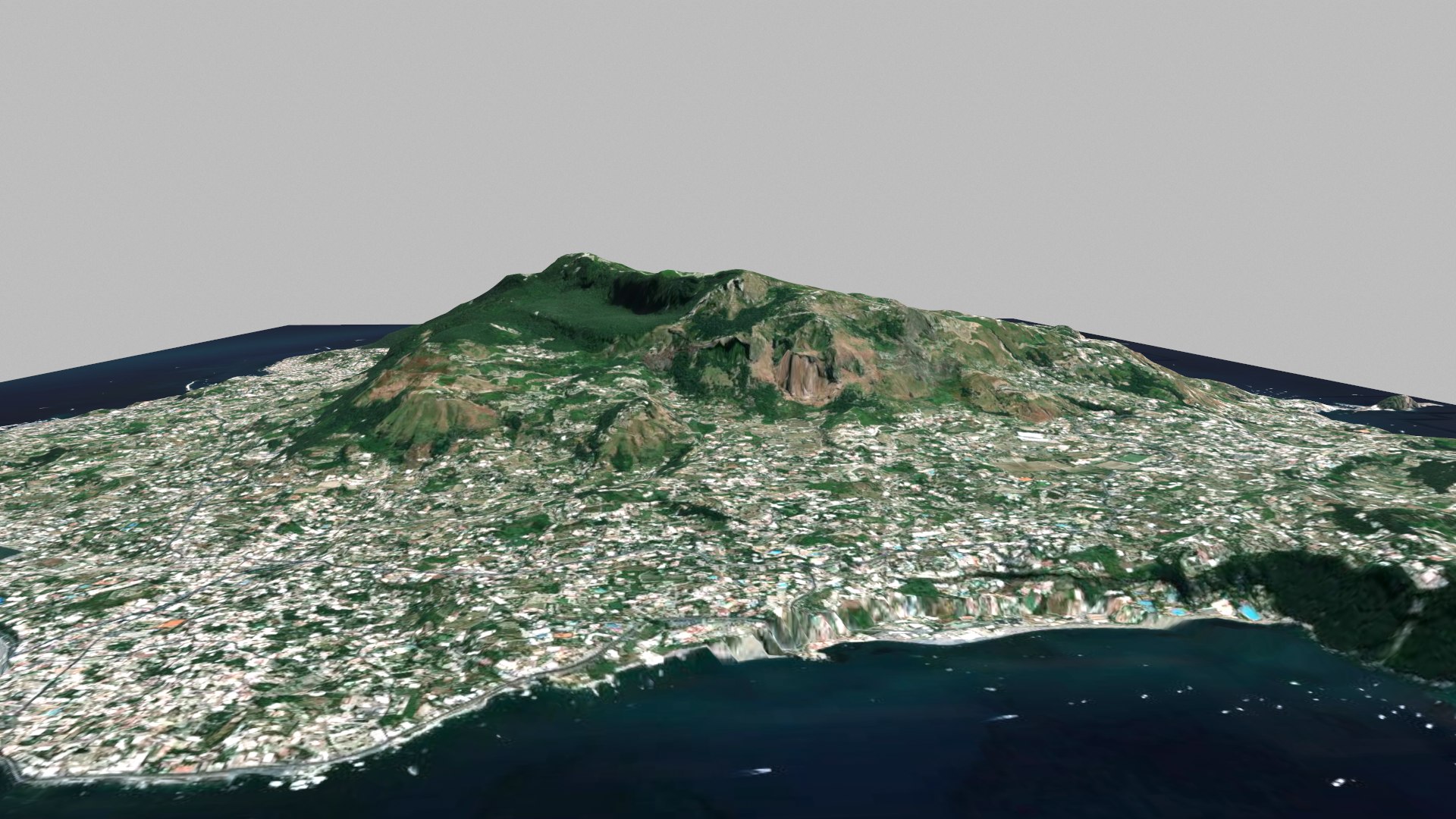 3D Ischia Volcanic Island Tyrrhenian Sea Model - TurboSquid 2115489