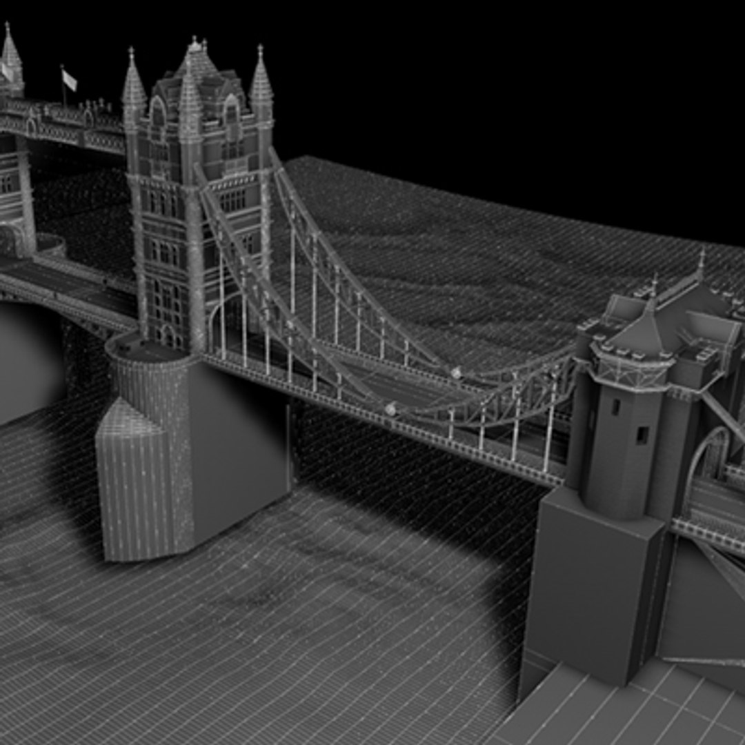 3d Tower Bridge Model