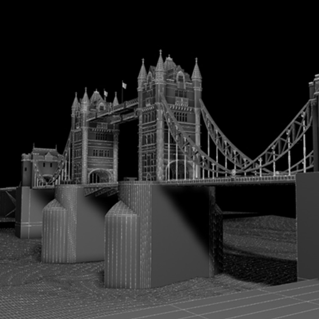 3d Tower Bridge Model