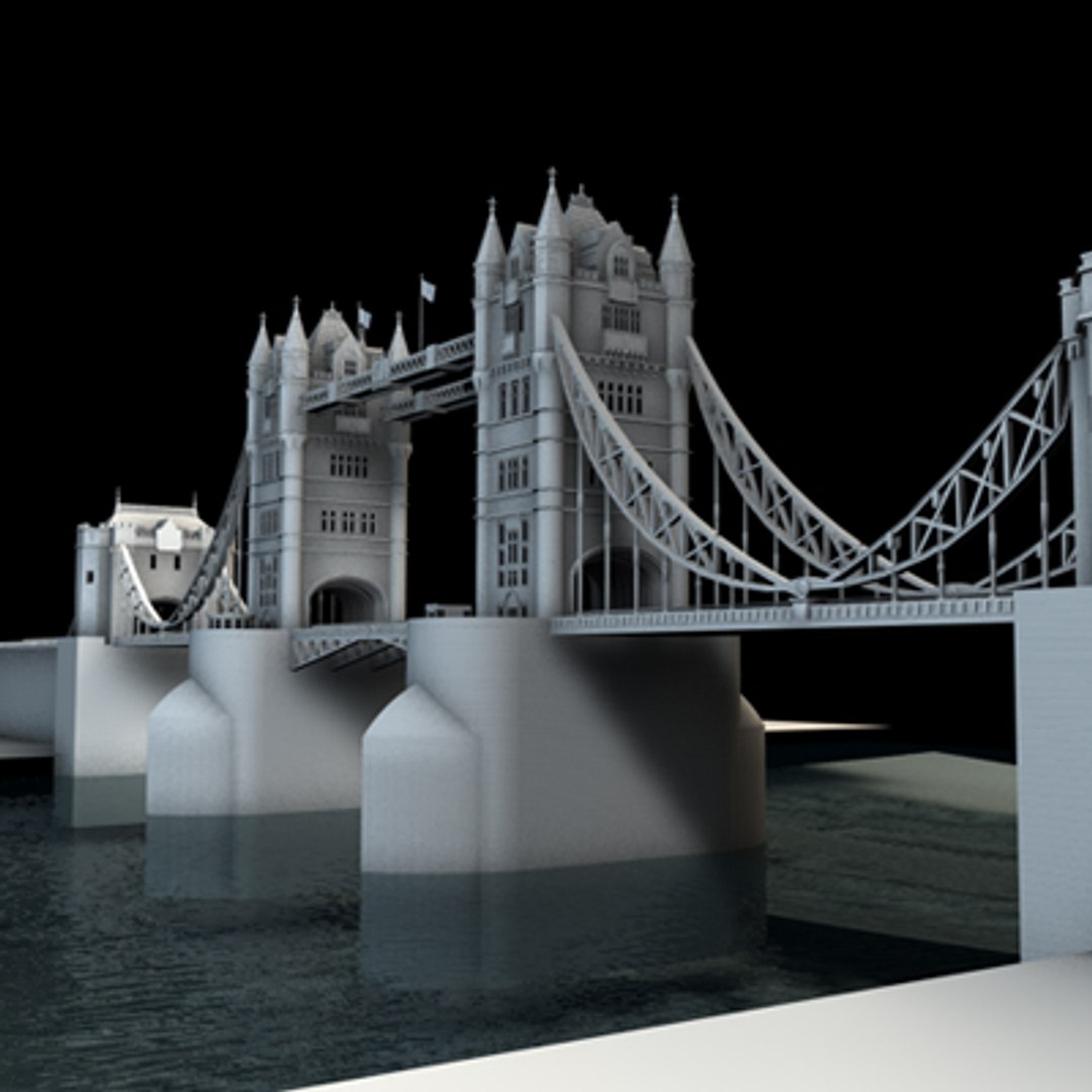 3d Tower Bridge Model