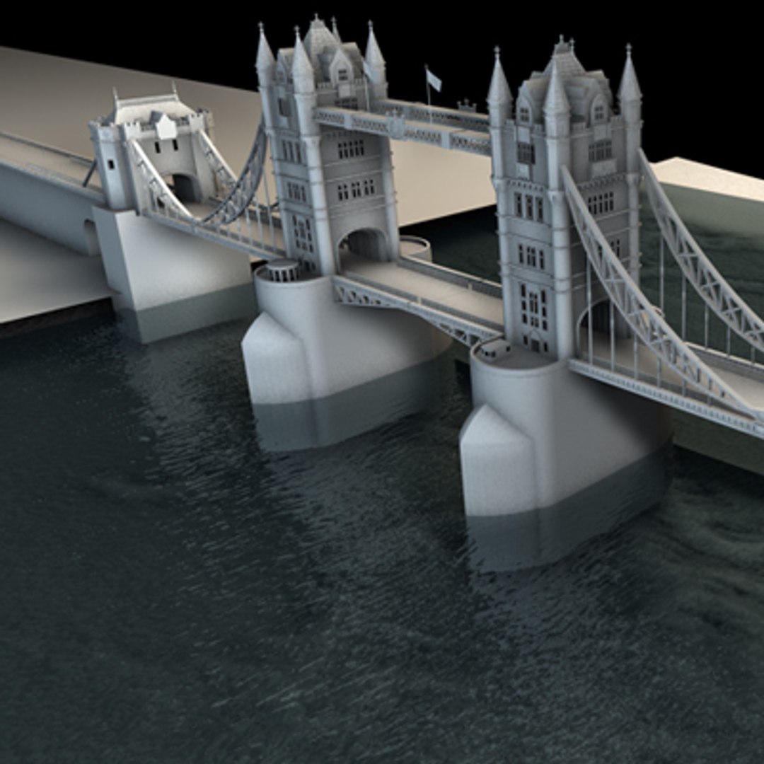 3d Tower Bridge Model