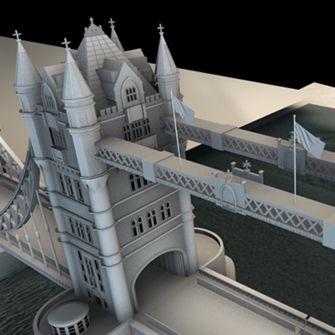 3d Tower Bridge Model