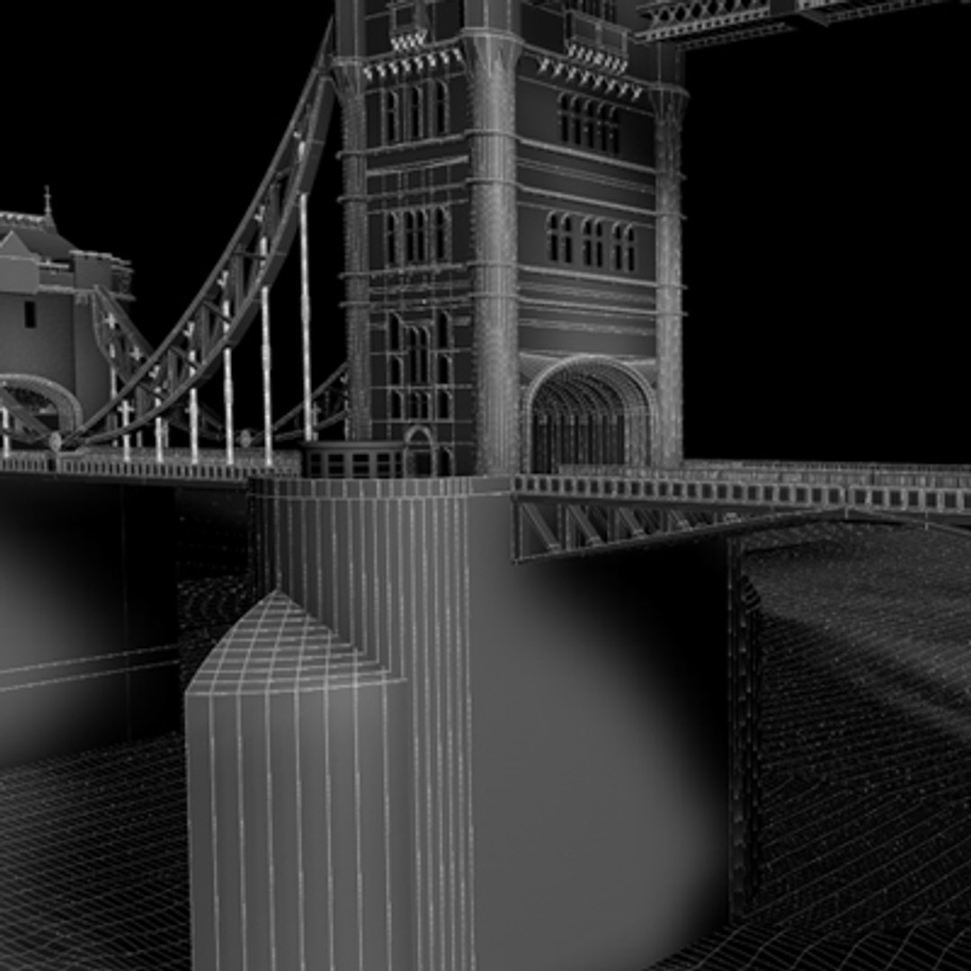 3d Tower Bridge Model