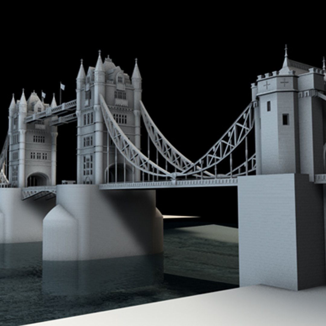 3d Tower Bridge Model