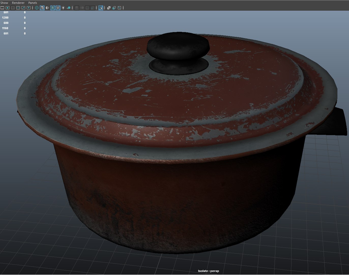 Cooking Pot 3d Model