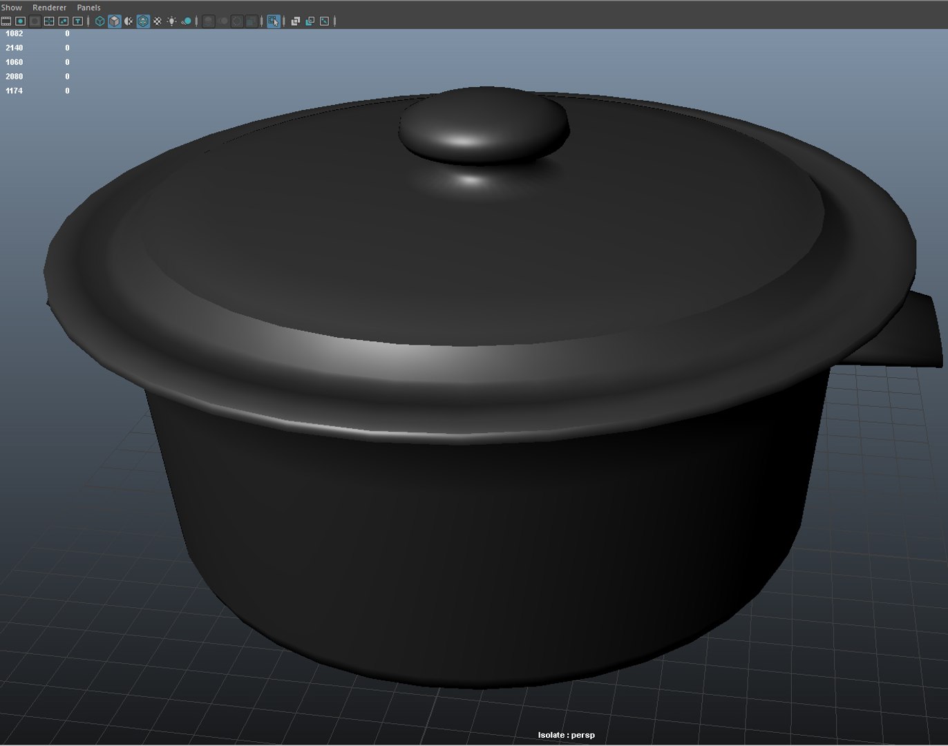 Cooking Pot 3d Model