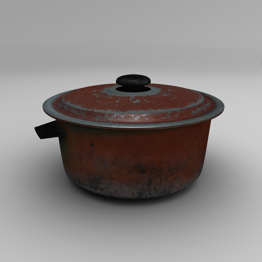 Cooking Pot 3d Model