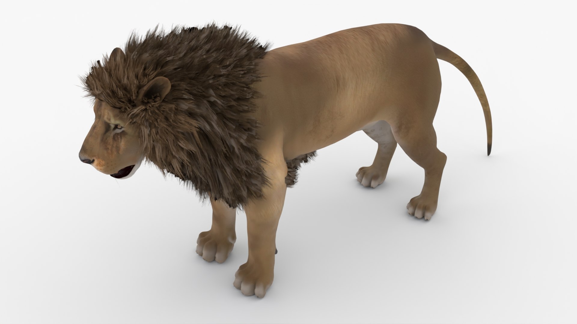 Realistic Scan Lion 3D model - TurboSquid 2067630