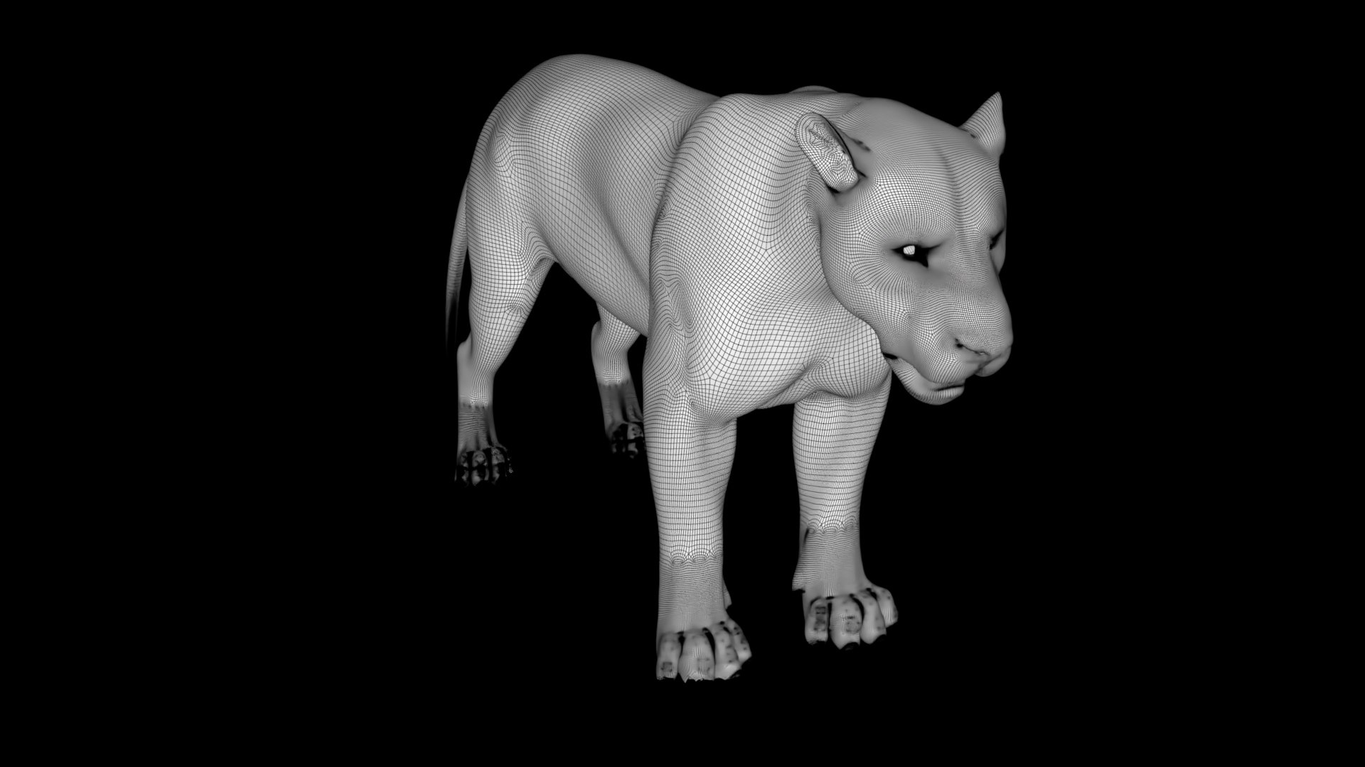 Realistic Scan Lion 3D model - TurboSquid 2067630