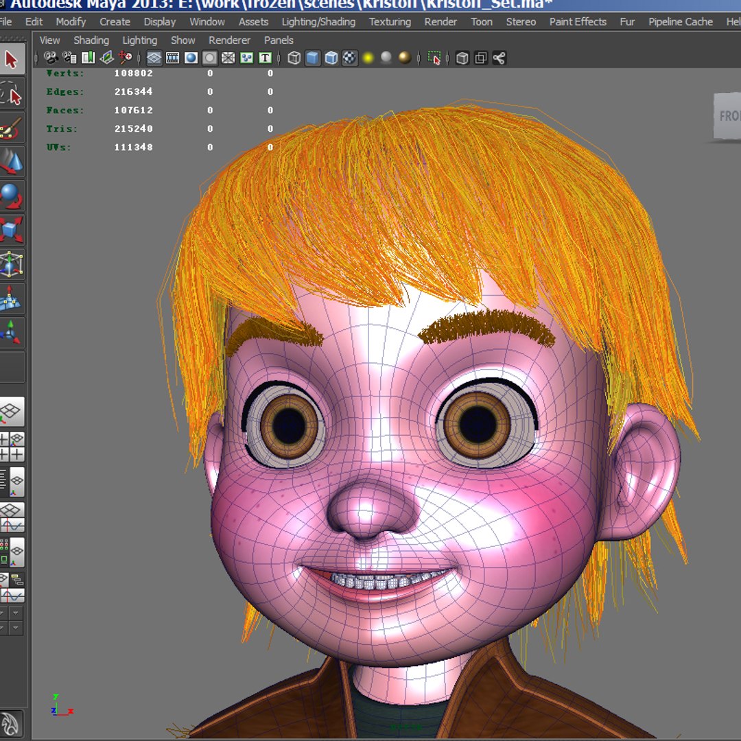 3d model cartoon boy sven