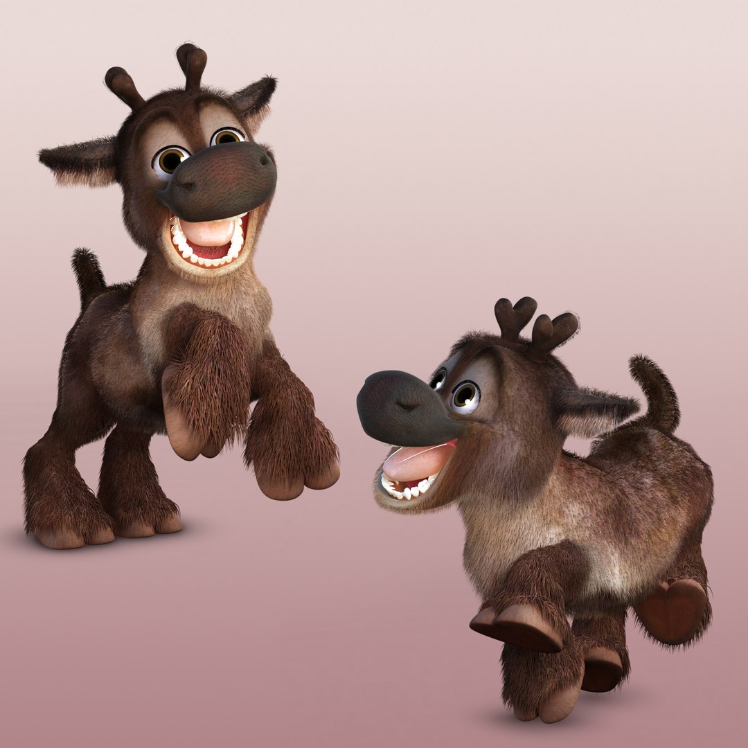 3d model cartoon boy sven