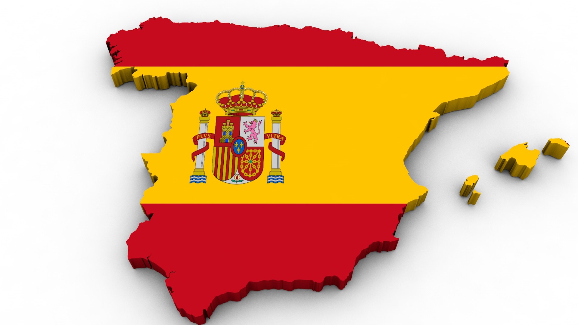 3D Spain Map Pack Model - TurboSquid 2095107