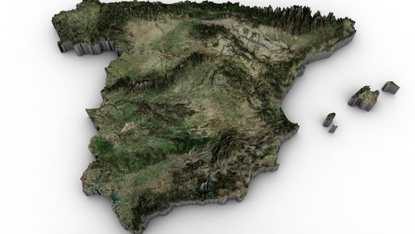 modelo 3d Paquete de mapas de España - TurboSquid 2095107