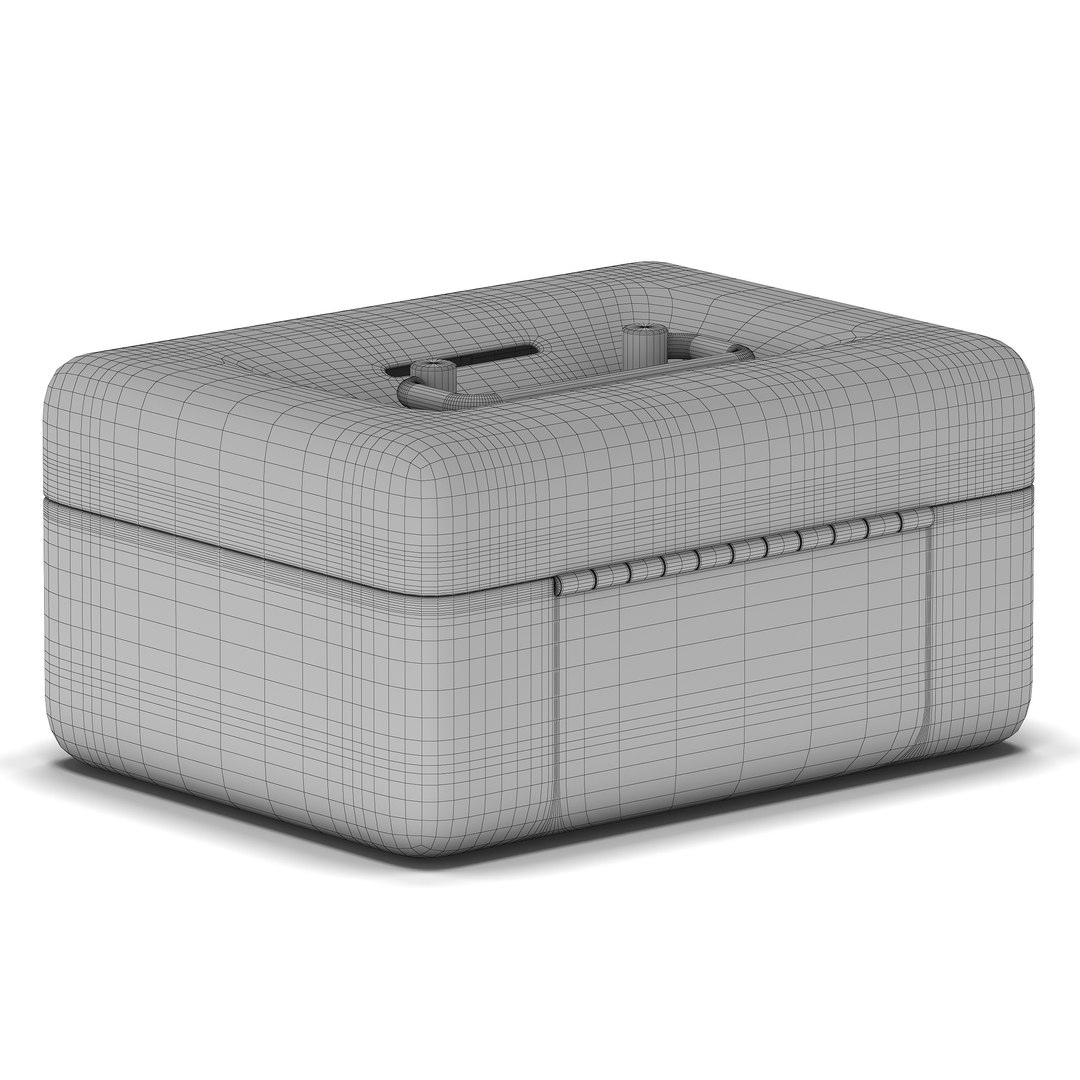 Cash Box 3d Model