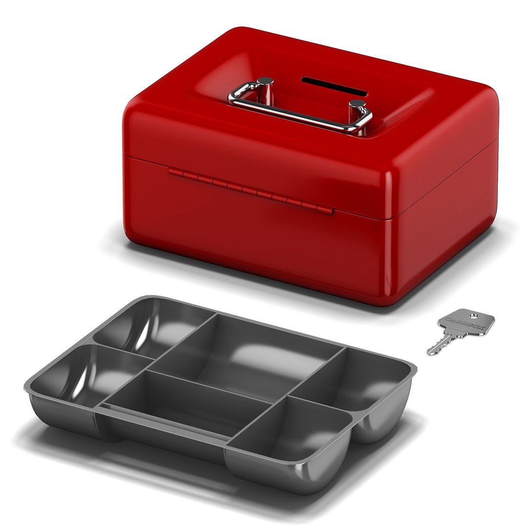 Cash Box 3d Model