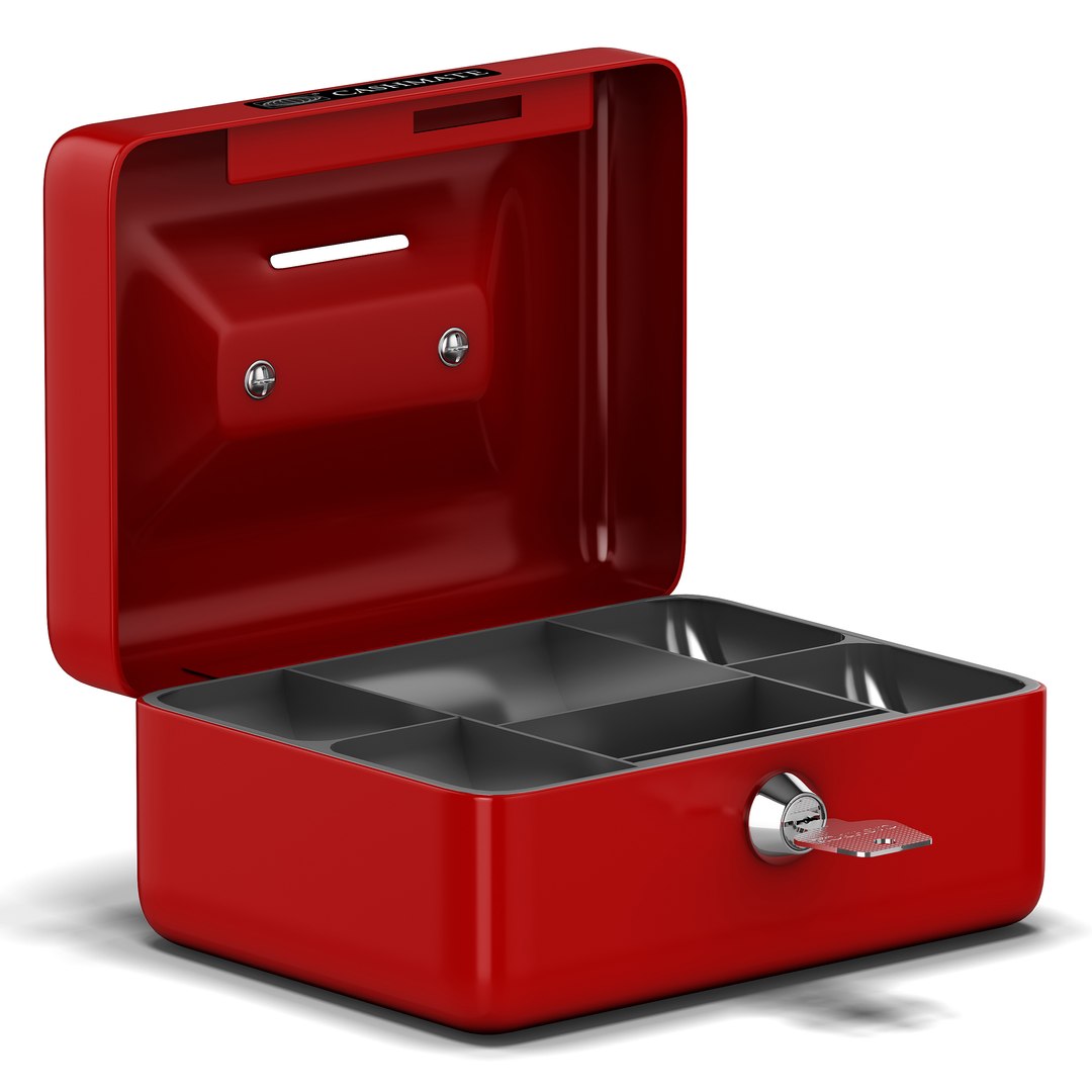 Cash Box 3d Model