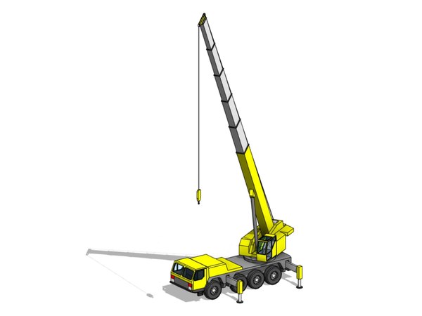 Parametric Mobile Crane - Revit Family 3D model - TurboSquid 1820118