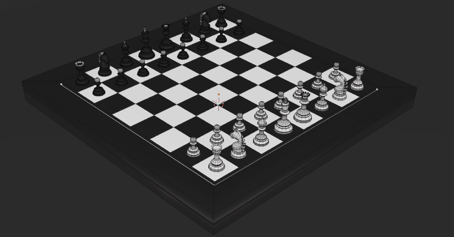 Free LIGHT CHESS SET 3D Model - TurboSquid 1863421