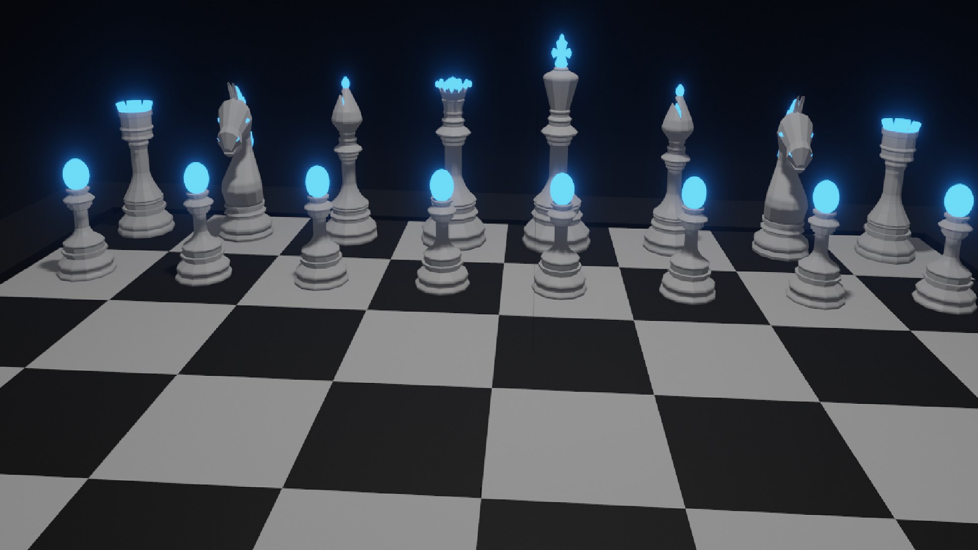 Free LIGHT CHESS SET 3D Model - TurboSquid 1863421