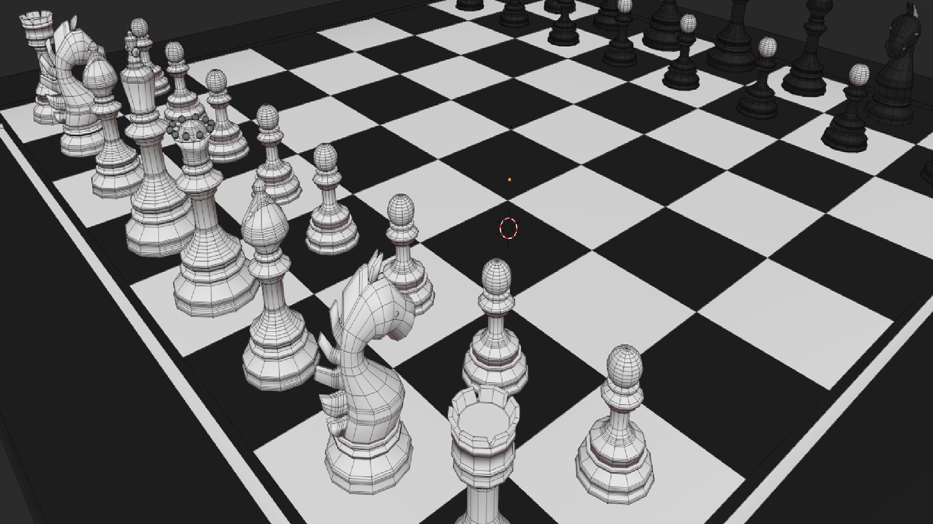 Free LIGHT CHESS SET 3D Model - TurboSquid 1863421
