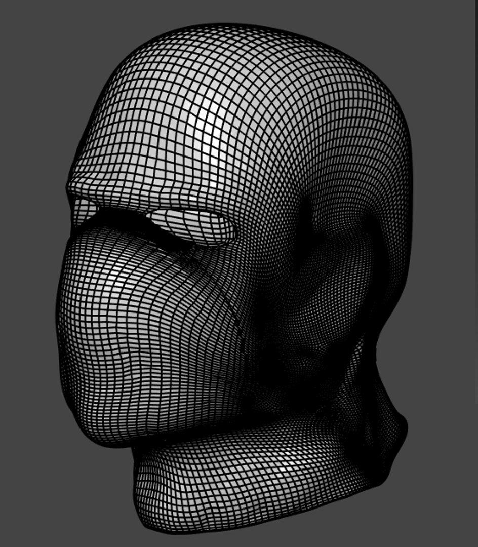 3D Human Head Template - TurboSquid 1297440
