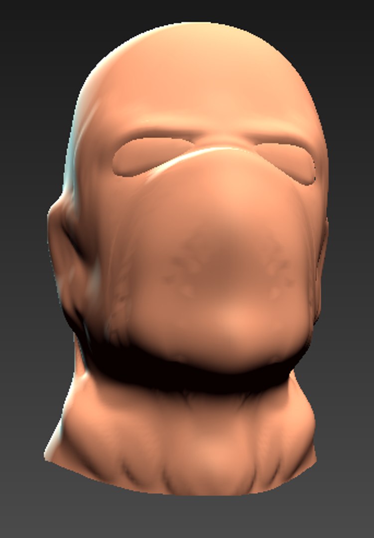 3D Human Head Template - TurboSquid 1297440