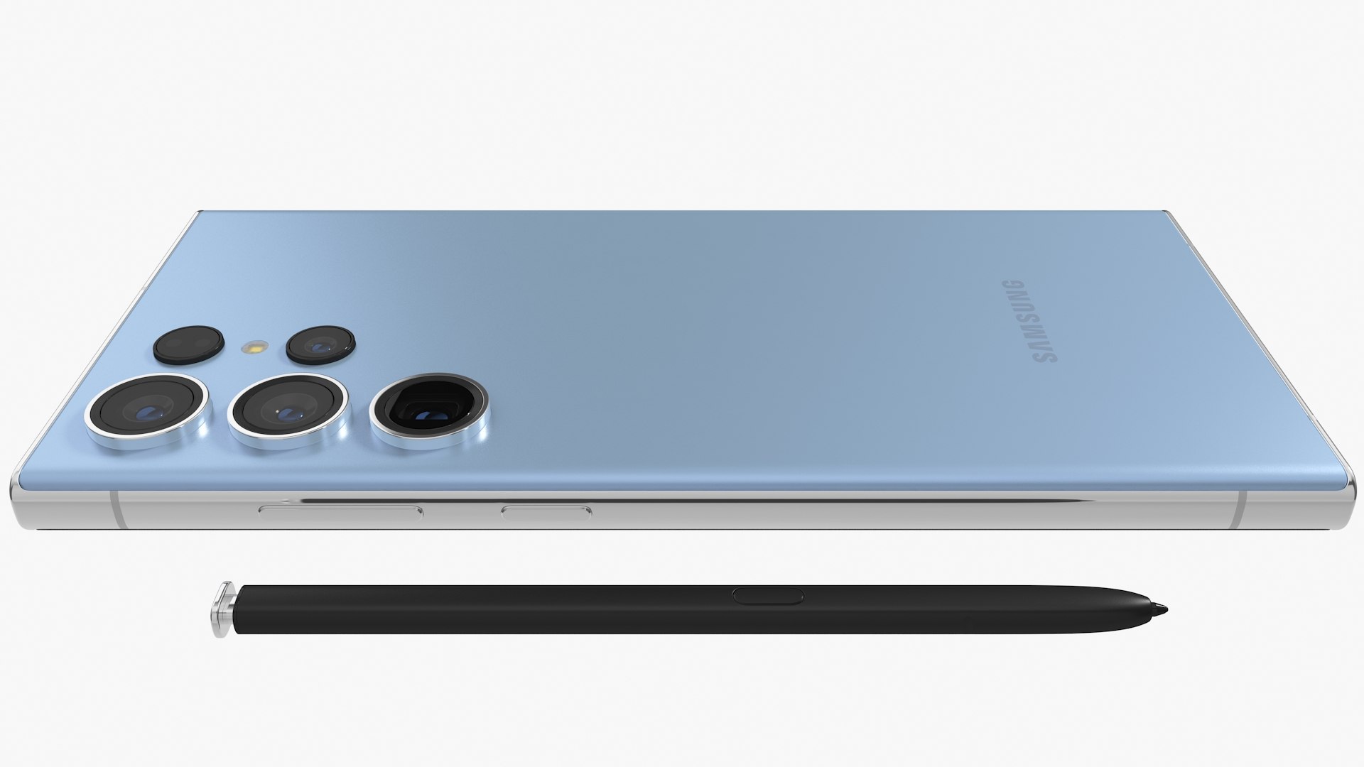 3D Samsung Galaxy S23 Ultra Blue Model - TurboSquid 2022344