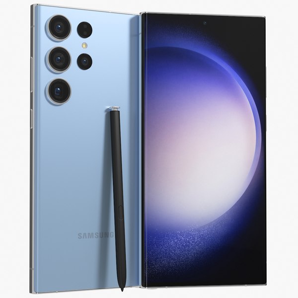 Samsung Galaxy S23 Ultra Blue Modelo 3D - TurboSquid 2022344
