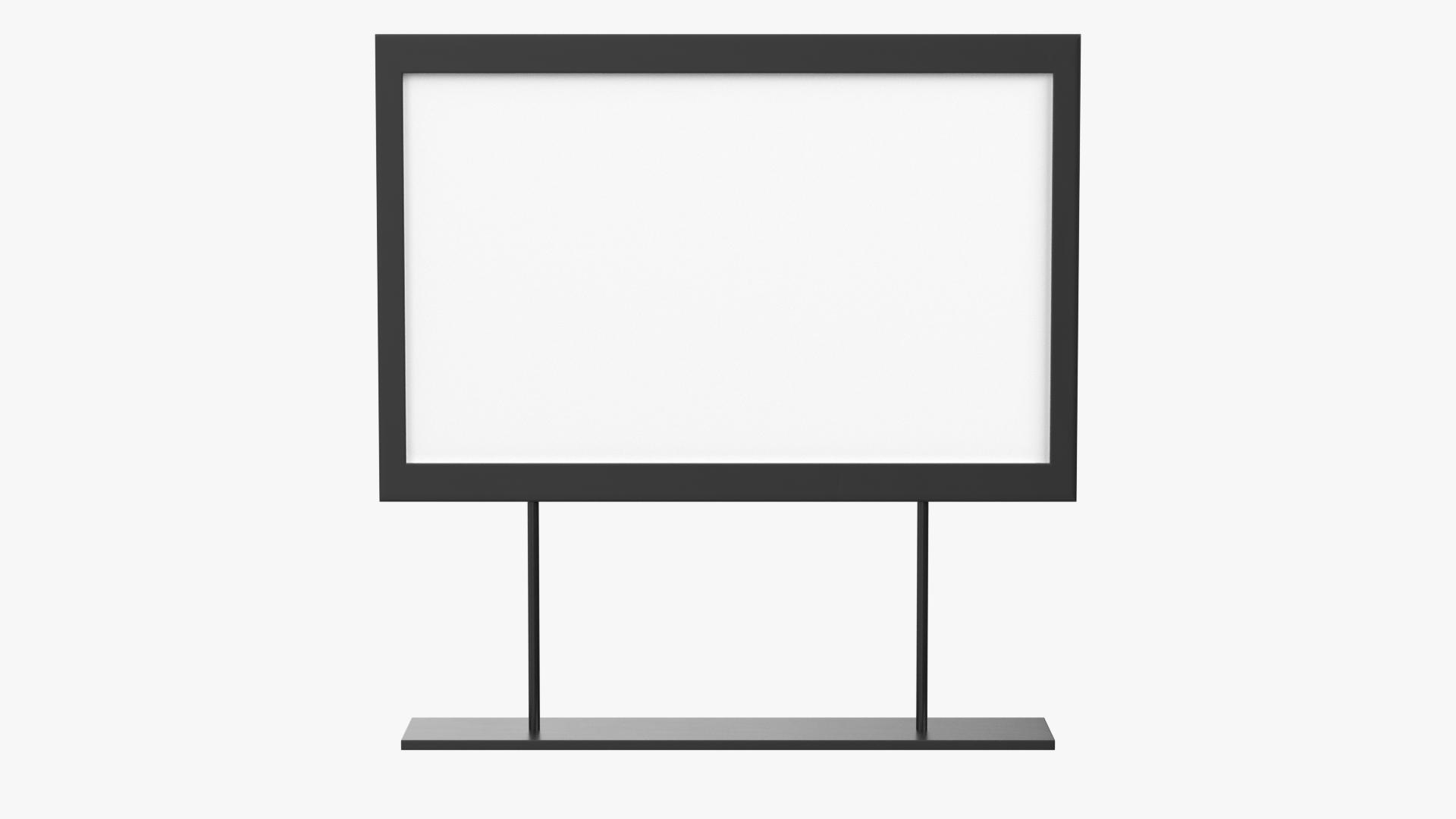 3D Tabletop sign holder 2 model - TurboSquid 2085880