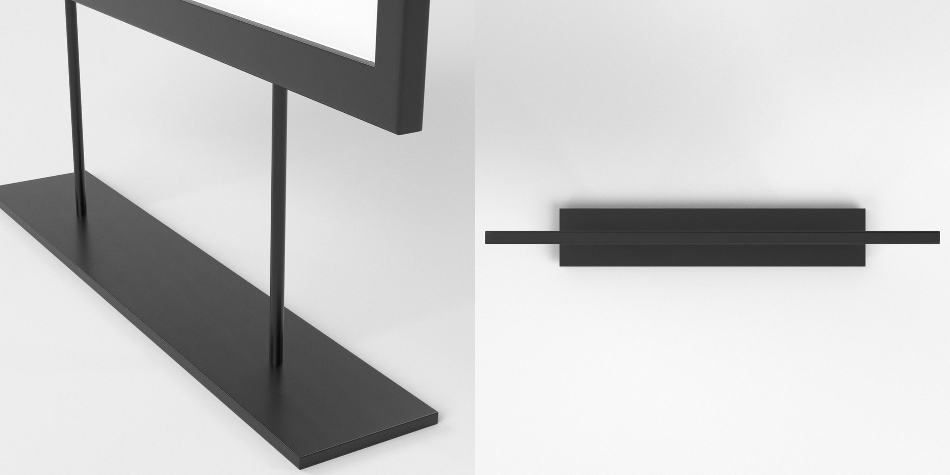 3D Tabletop sign holder 2 model - TurboSquid 2085880