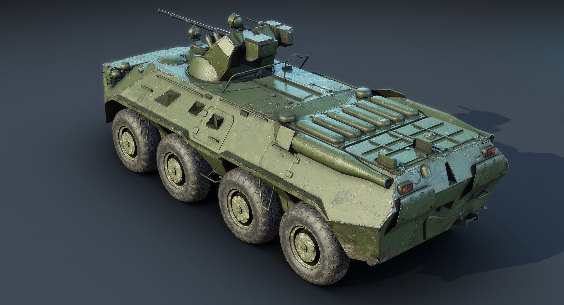 Low-poly Btr-80a 3D - TurboSquid 1150440