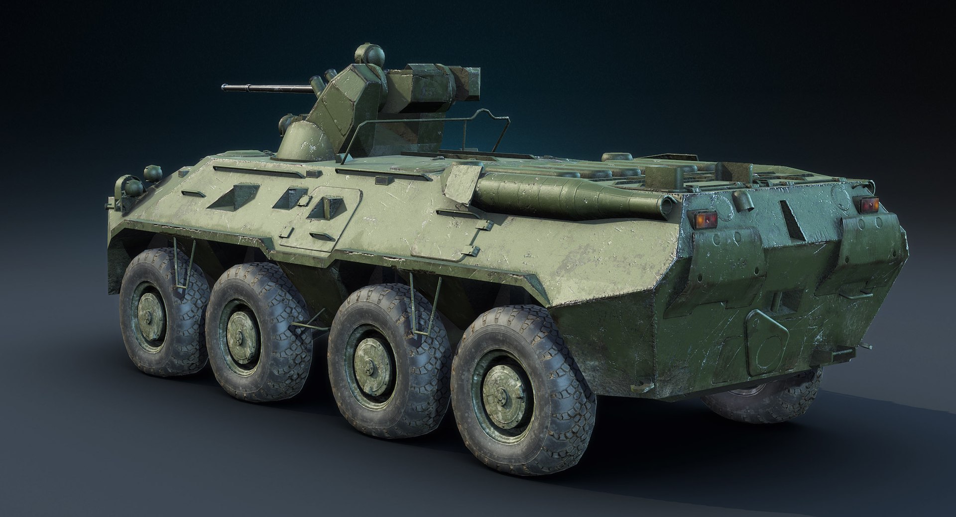 Low-poly Btr-80a 3D - TurboSquid 1150440