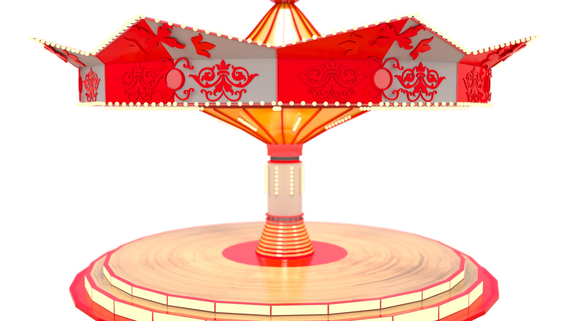 Carousel Base 3D Model - TurboSquid 2268717