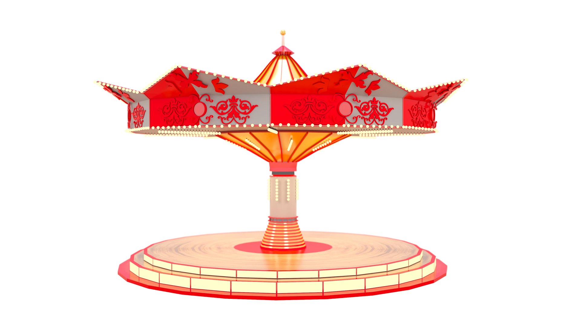 Carousel Base 3D Model - TurboSquid 2268717