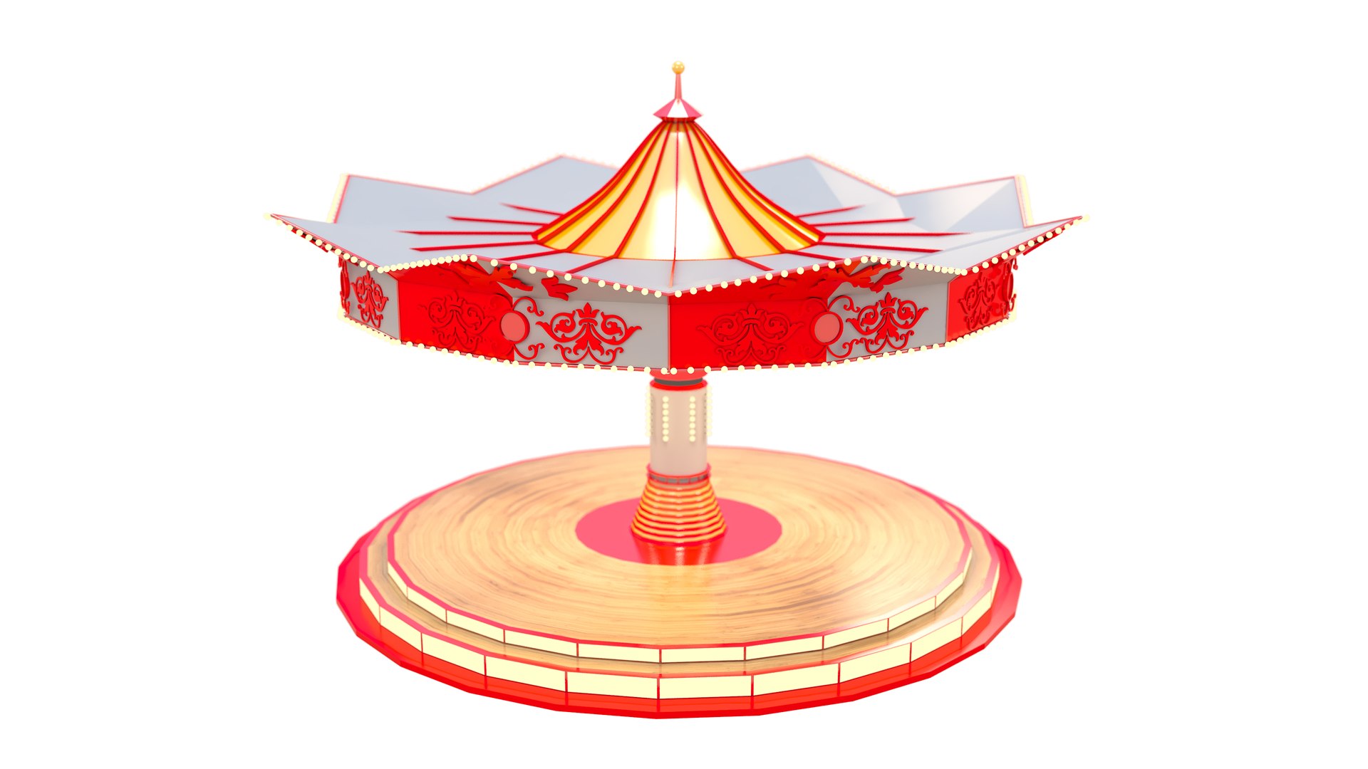 Carousel Base 3D Model - TurboSquid 2268717