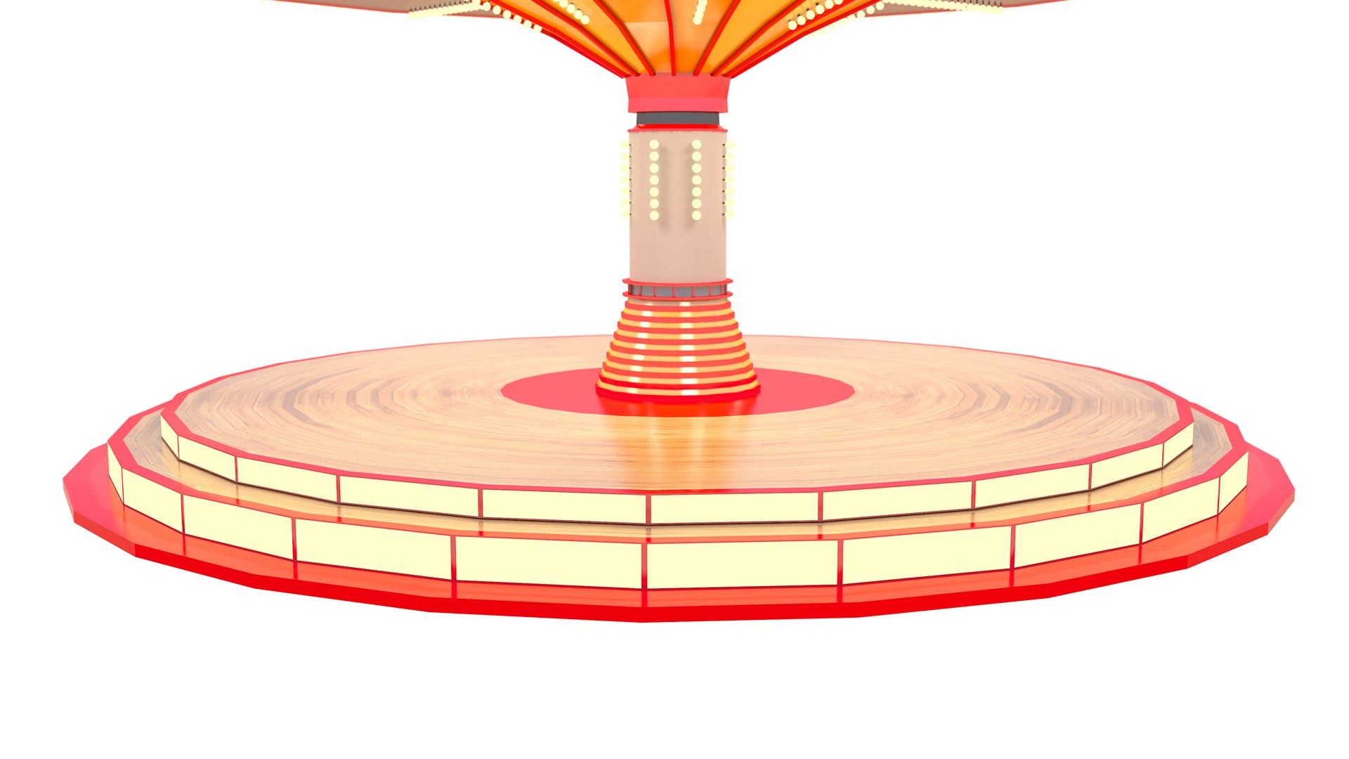 Carousel Base 3D Model - TurboSquid 2268717