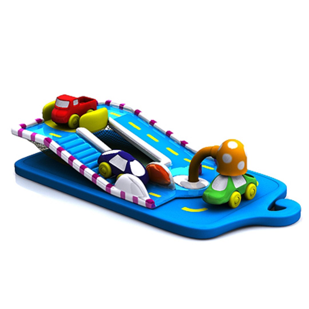3d Model Baby Toy Highway
