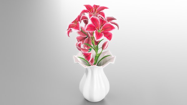 3D model tiger pink lily - TurboSquid 1616914