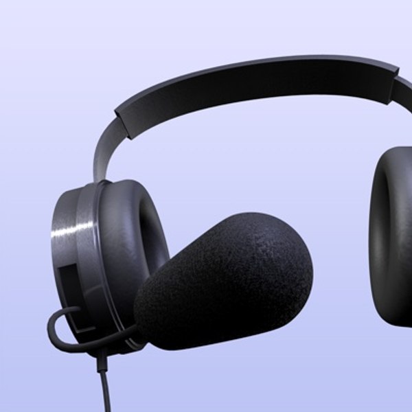3d model headset