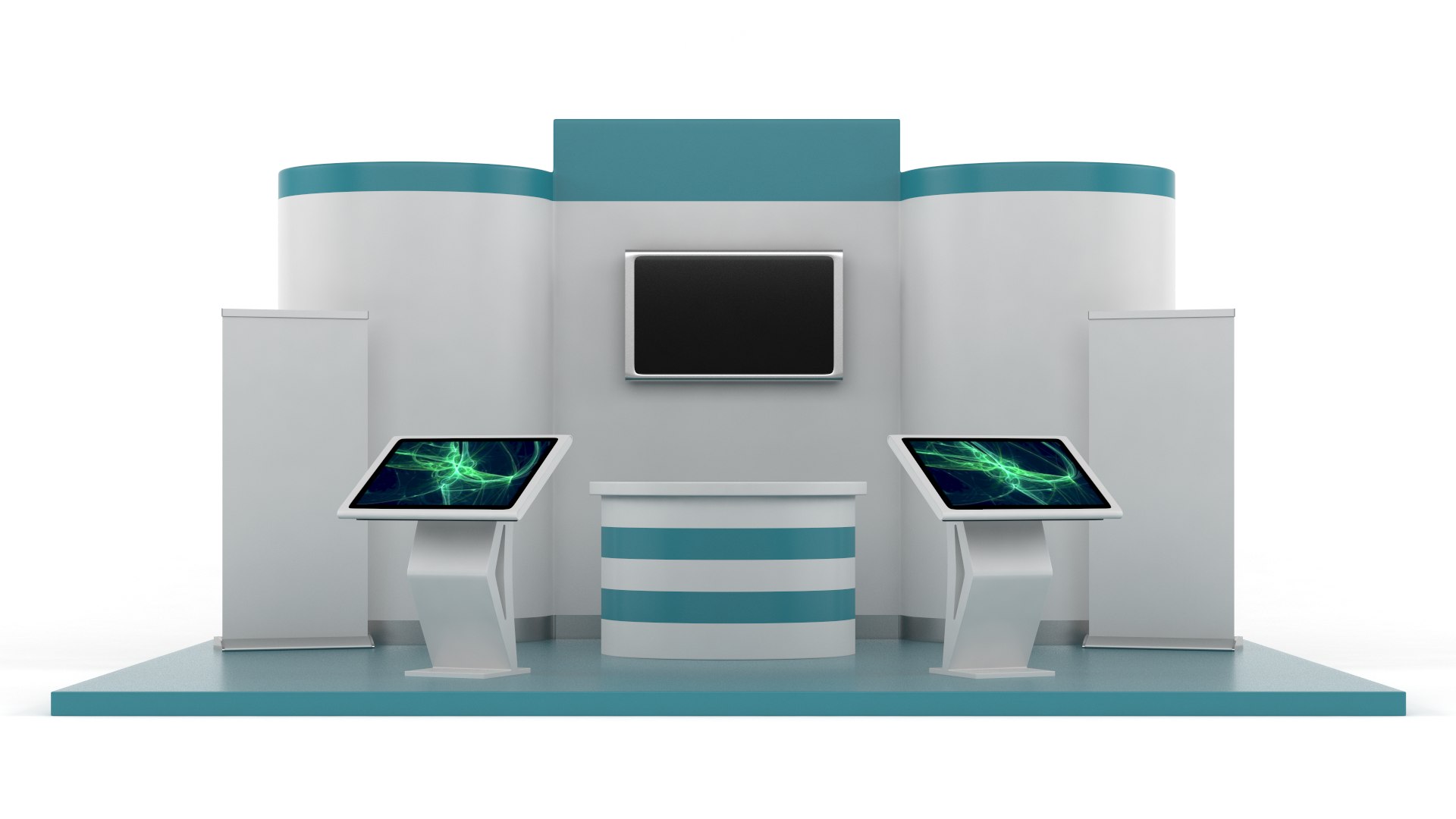 Exhibition Stand Design 3D model - TurboSquid 1795255