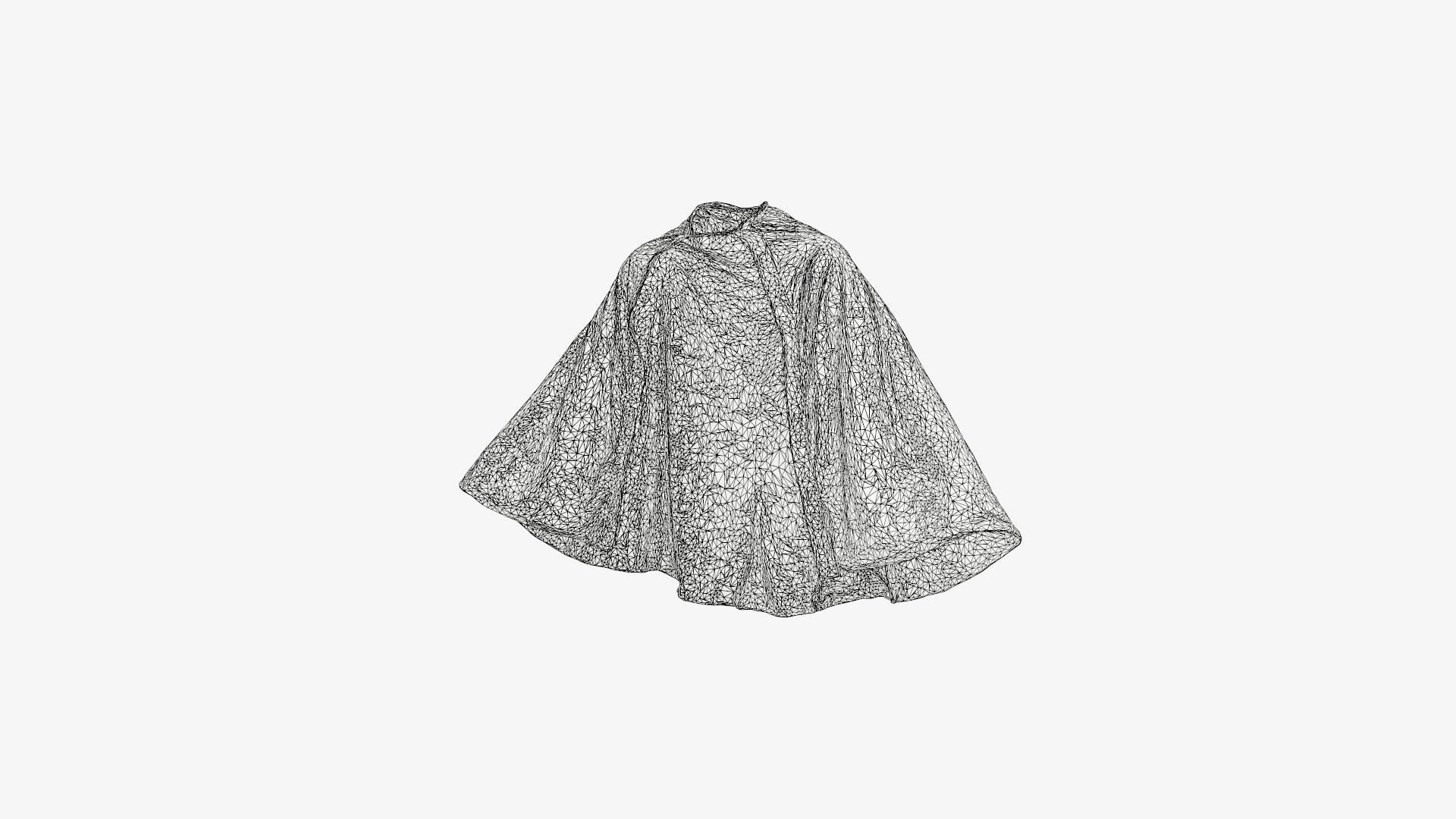 Triangle Cape 3D model - TurboSquid 1851773