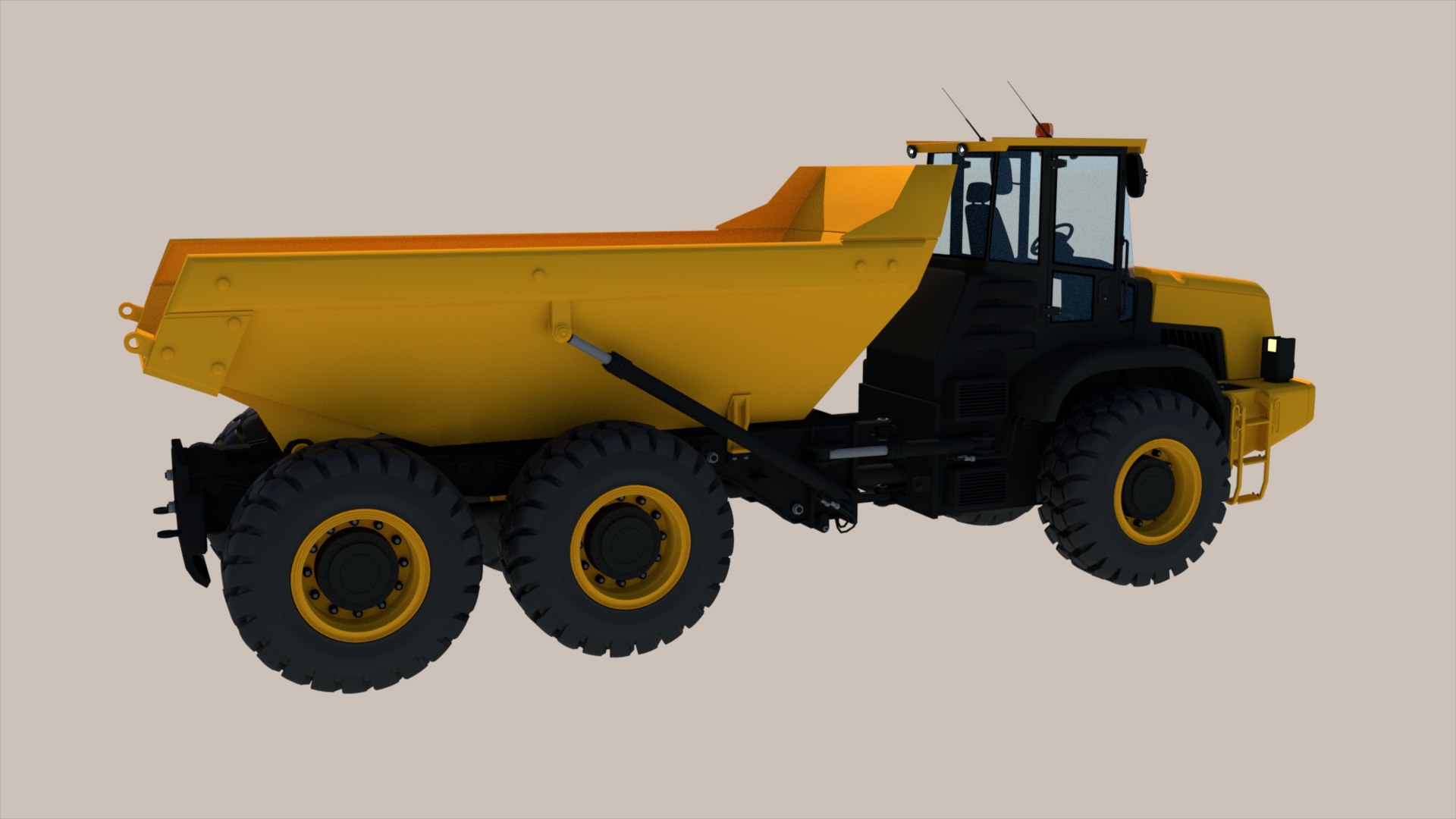 3D Articulated Dump Truck Model - TurboSquid 1946643