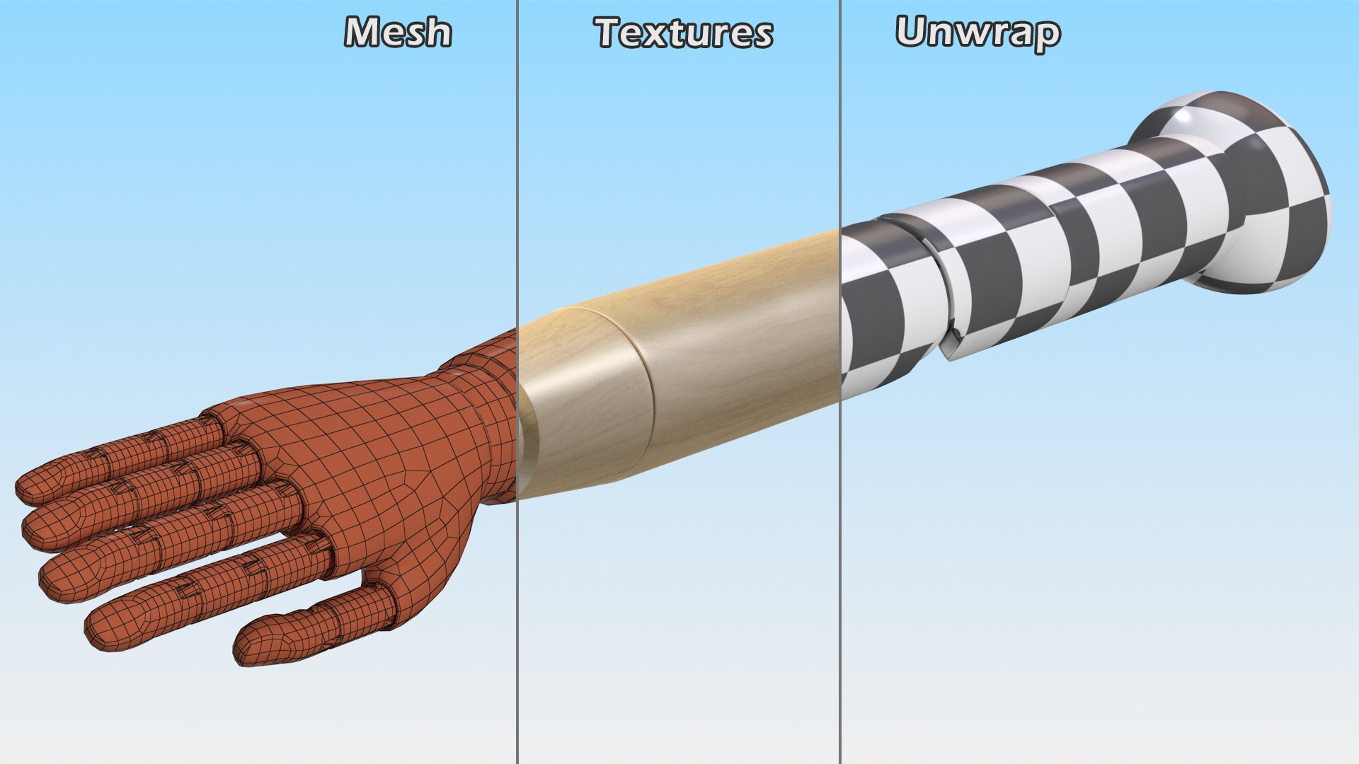 Mannequin Wooden Hand Rigged For Cinema 4D 3D Model - TurboSquid 1862383