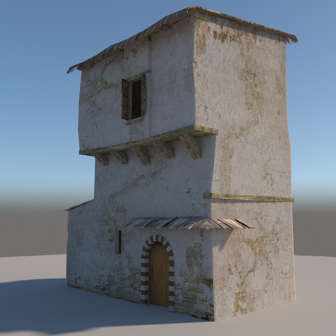 3D Old House Model - TurboSquid 1326184