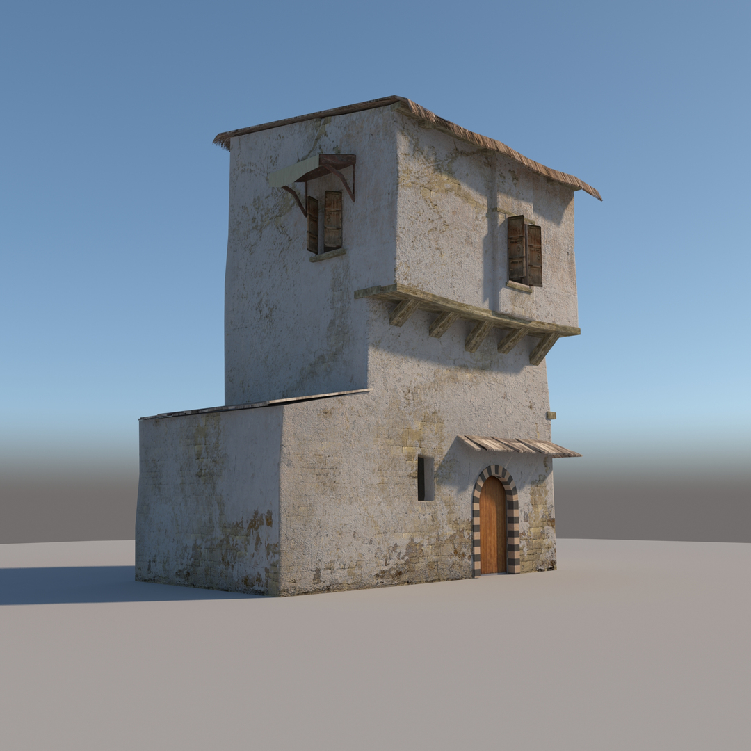 3D Old House Model - TurboSquid 1326184