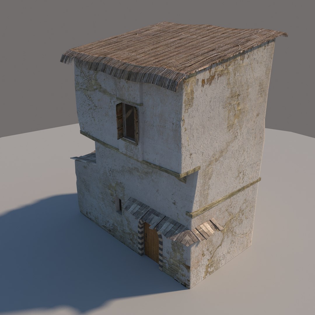 3D Old House Model - TurboSquid 1326184