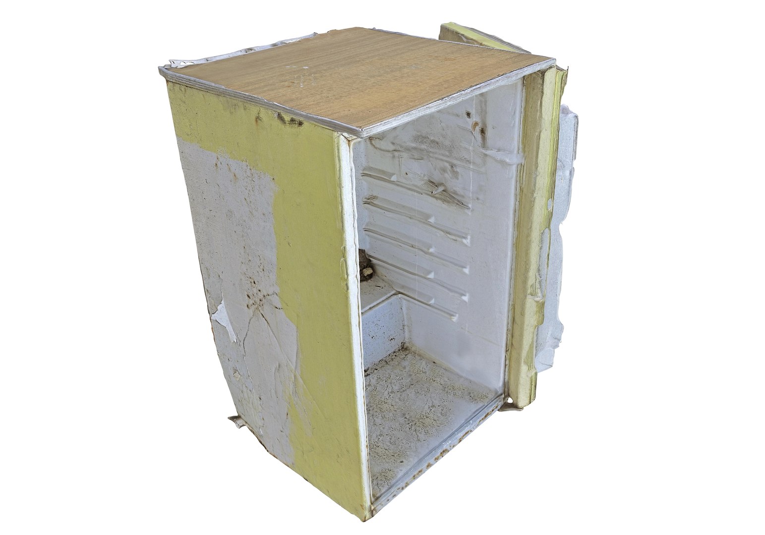 3D old junk fridge model - TurboSquid 1654678