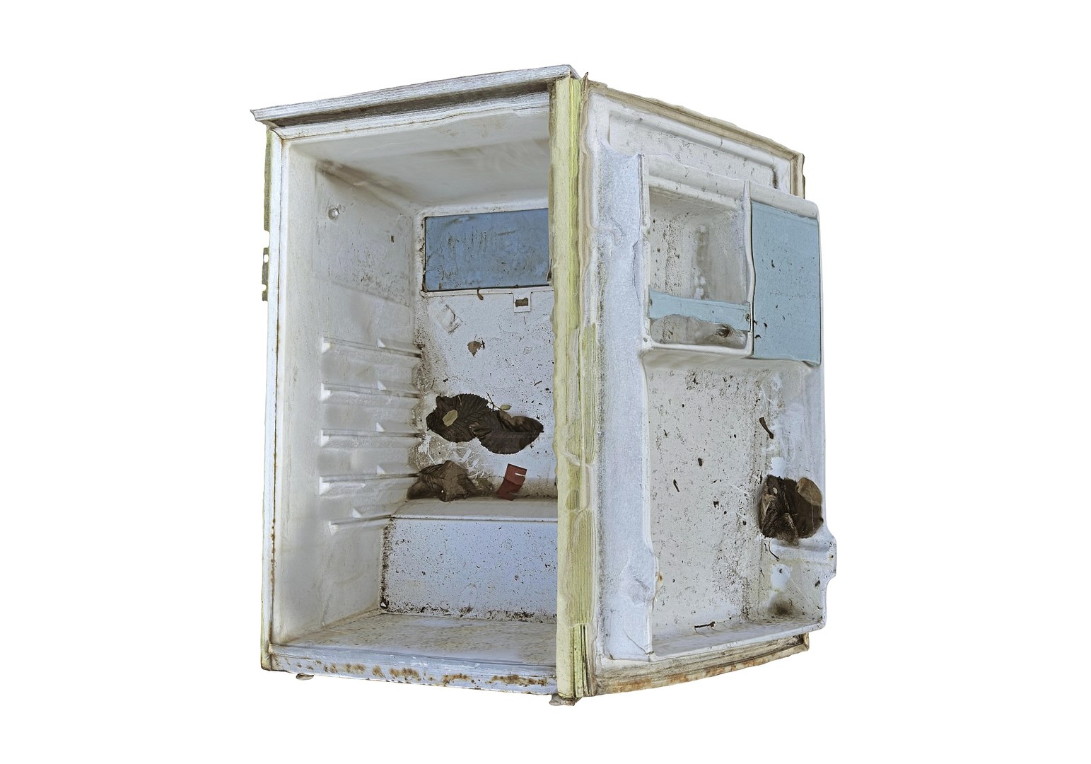 3D old junk fridge model - TurboSquid 1654678