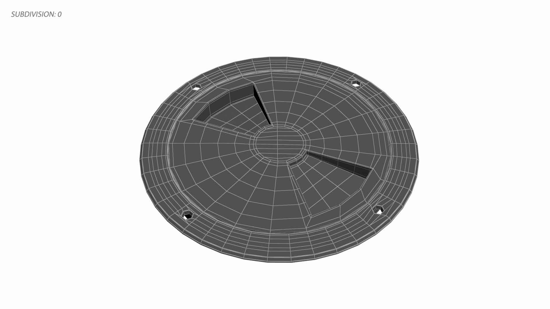 3D Inspection Hatch Model - TurboSquid 2294458