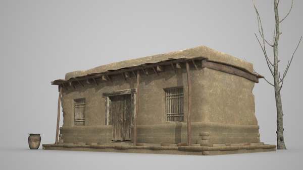3D model yellow clay residential - TurboSquid 1406582